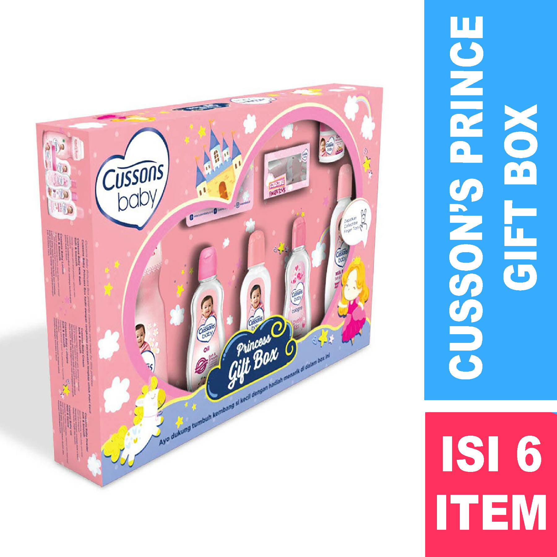 Cussons Baby Prince Gift Box 6 Item - Gift Set - Paket Hadiah Bayi ...