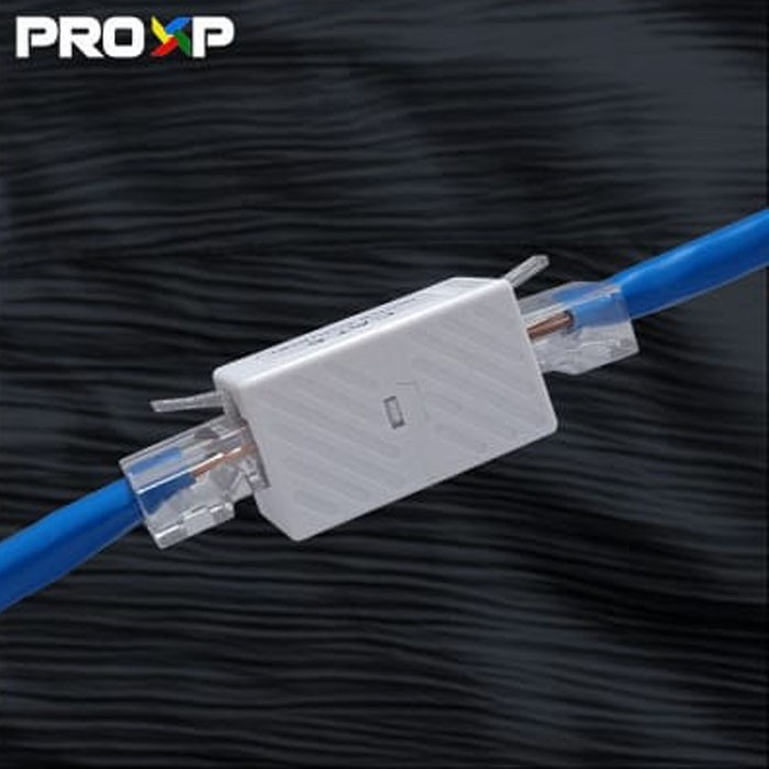 Barel Cat 6 Inline PROXP Coupler Barel Connector RJ45 1-1 Sambungan ...