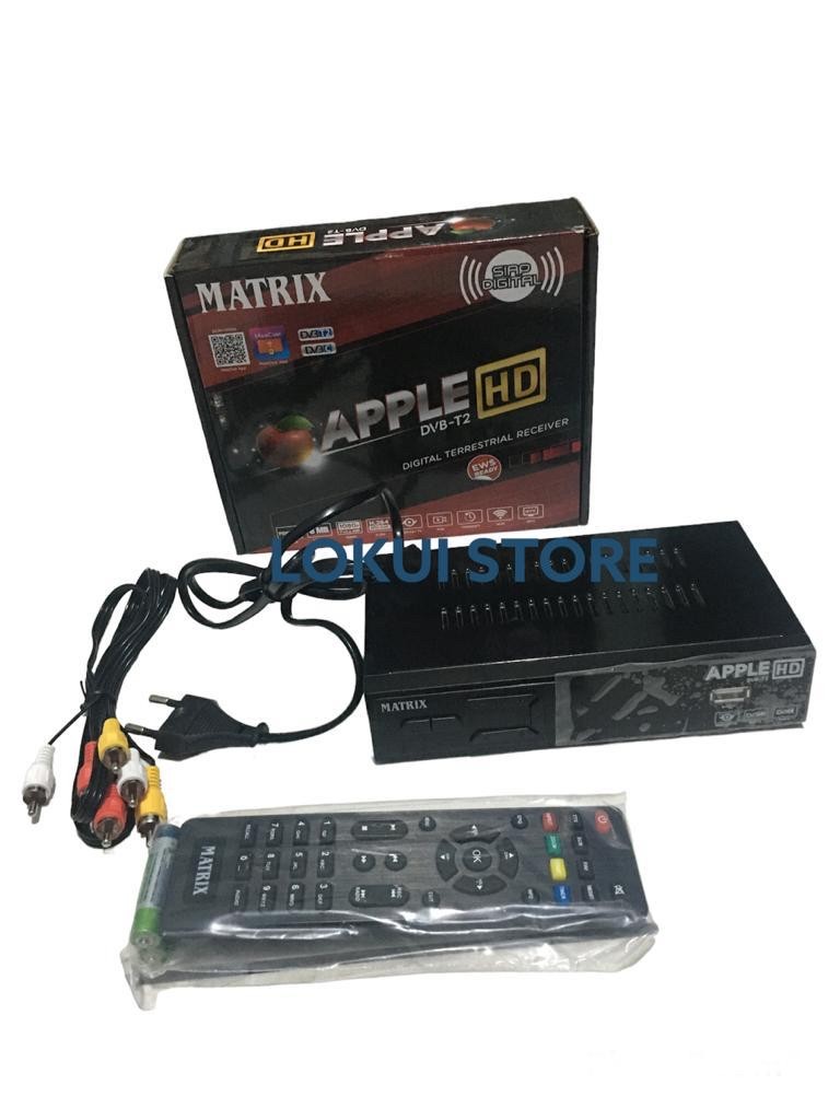 Receiver TV Set Top Box Matrix Apple DVBT2 Resmi Gransi 1 Tahun ...