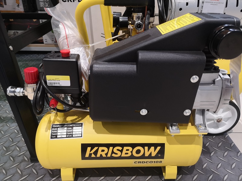 Krisbow Kompresor Angin Listrik 1HP tanki 8Liter | Lazada Indonesia