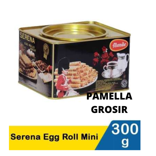 MONDE EGG ROLLS KALENG MINI 300 GR SNACK makanan ringan jajanan cemilan ...