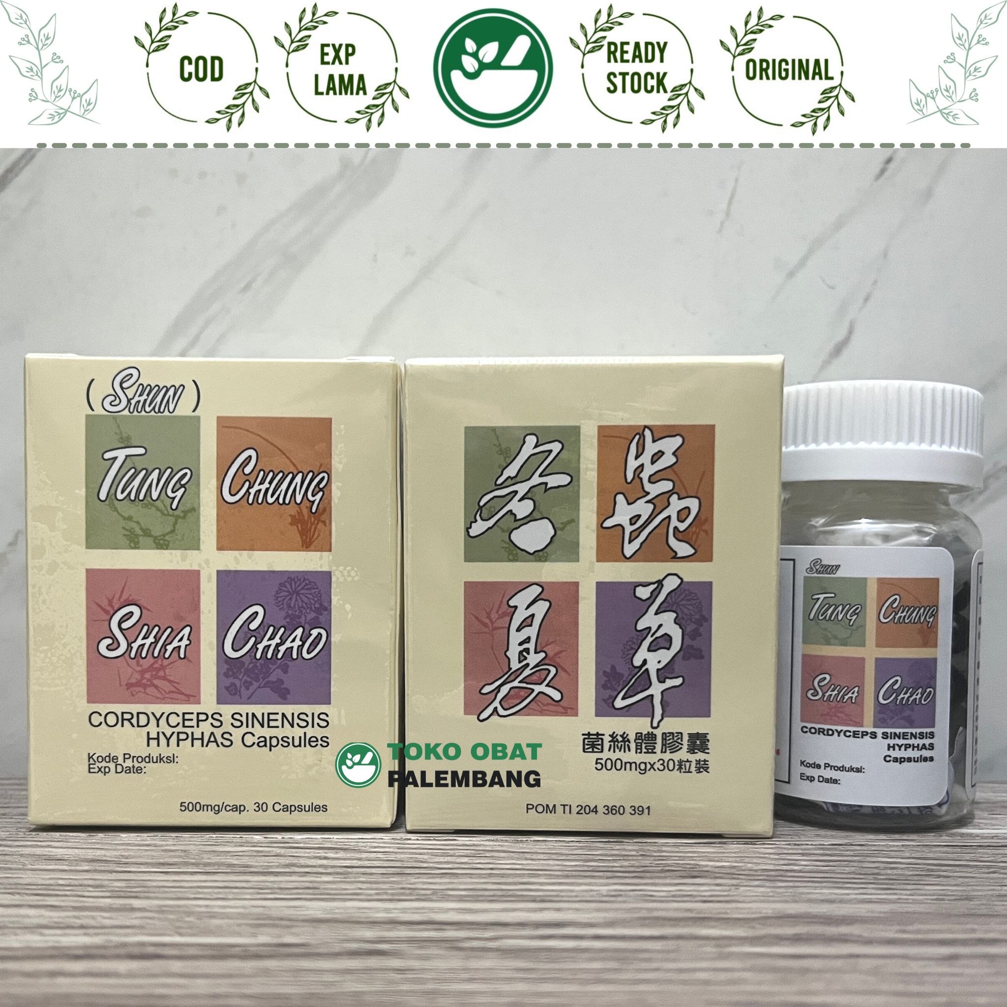 MEDITALENT TUNG CHUNG SHIA CHAO 30' CORDYCEPS SINENSIS HYPHAS CAPSULES SHUN DONG CHONG XIA CAO ...