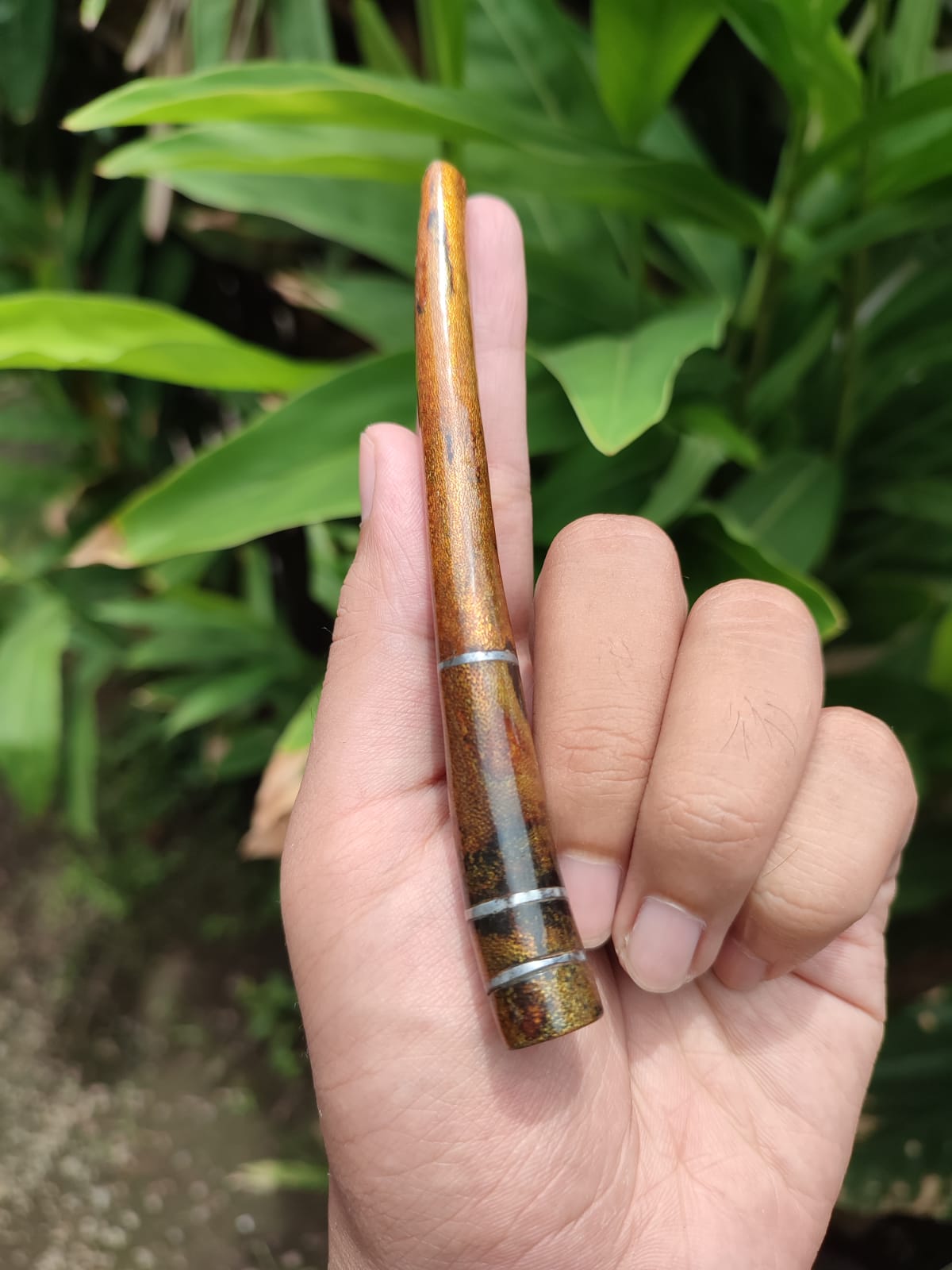Pipa rokok akar bahar tali arus variasi Timah panjang 13 - 14 cm ...