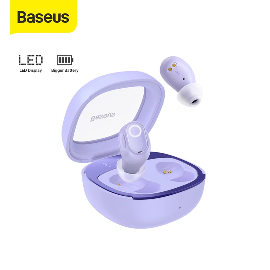 BASEUS WM02 PLUS TWS HEADSET BLUETOOTH EARPHONE MINI EARBUDS HANDSFREE ...