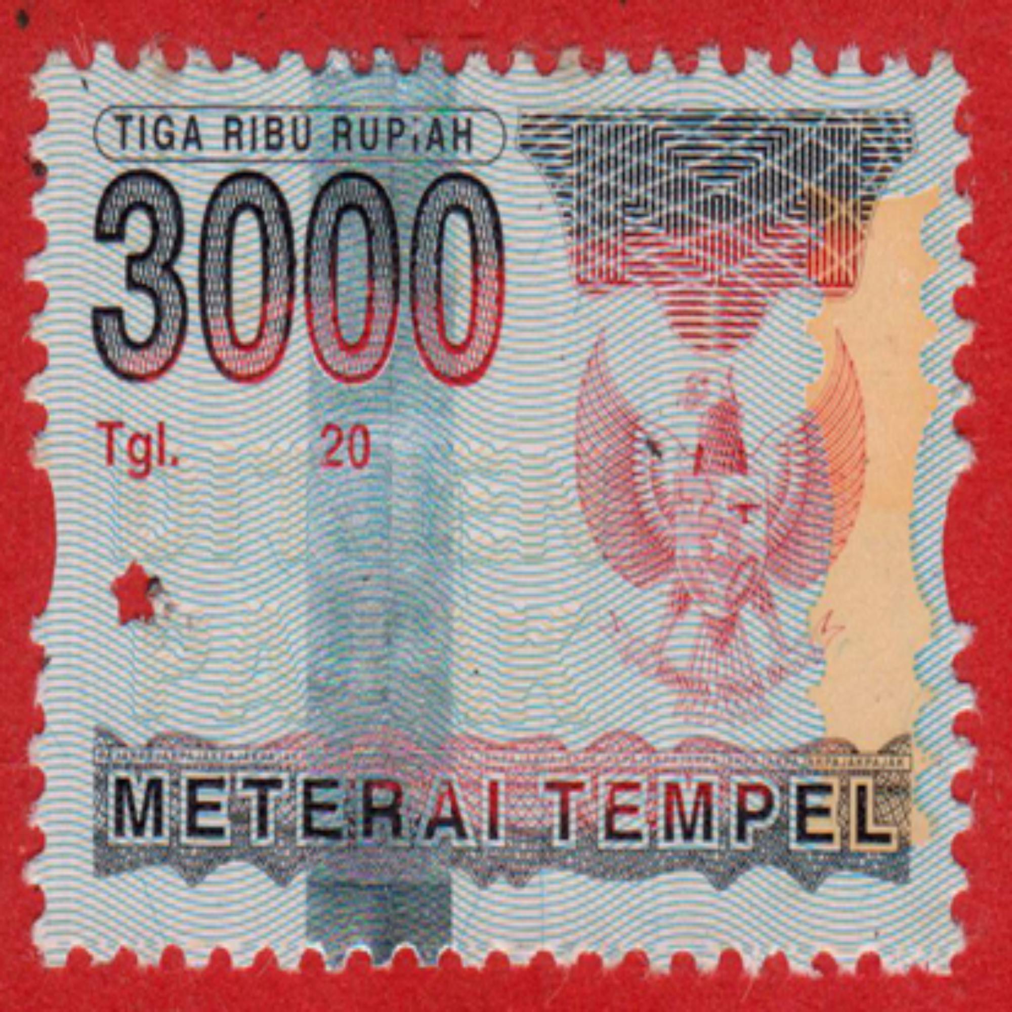 Materai Rp 3000 Pemakaian Tahun 2006 sd 2009 | Lazada Indonesia