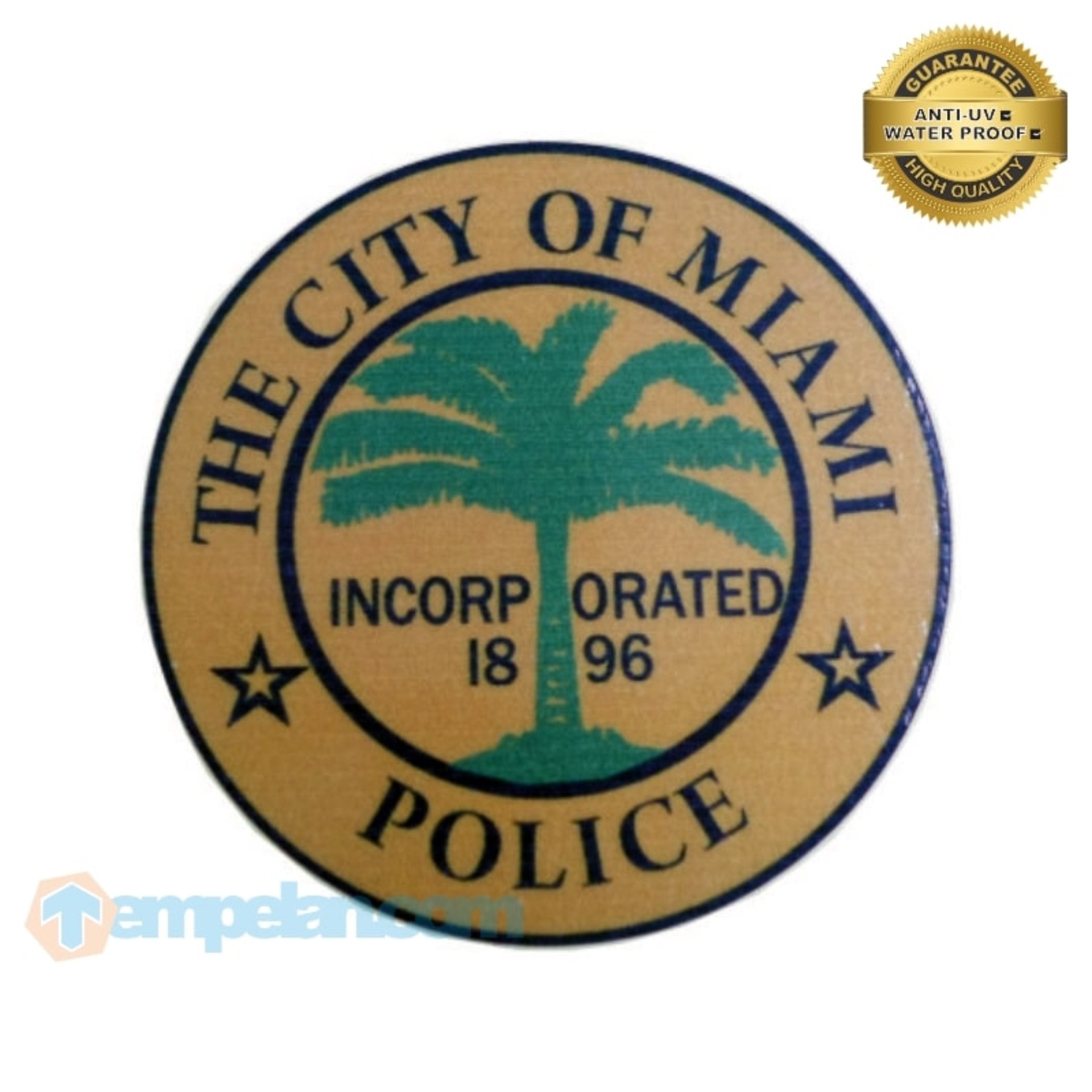 STIKER THE CITY OF MIAMI POLICE | Lazada Indonesia