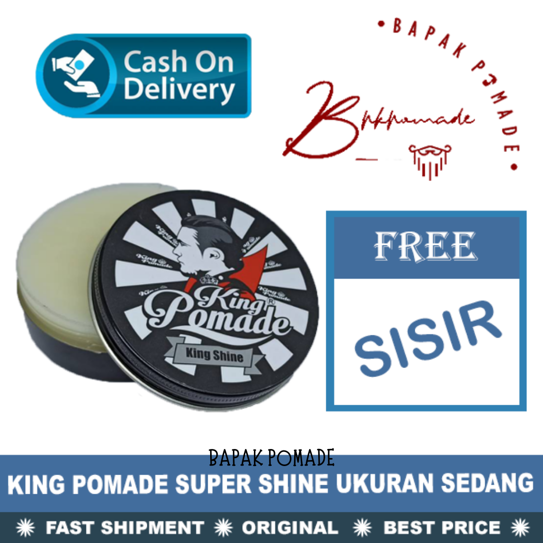 King Pomade Shine Light Hold Oilbased Ukuran SEDANG 75 Gram | Lazada ...