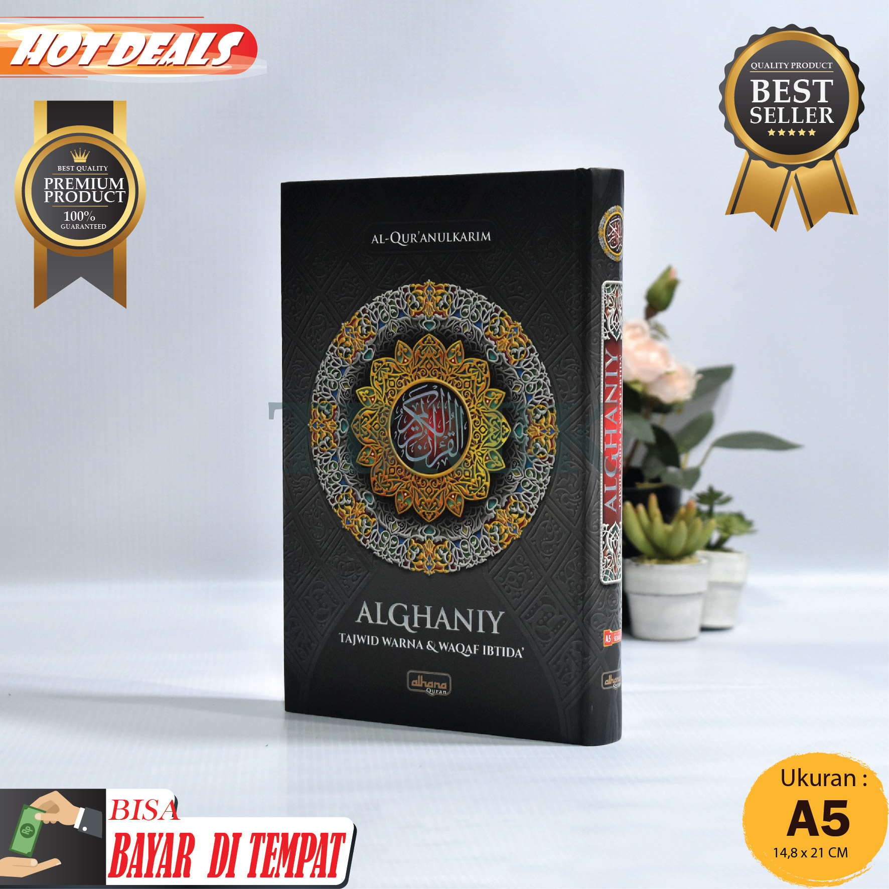 COD! Alquran Alkuran Ukuran A5 (21x15cm) Sedang Non Terjemah Tajwid ...