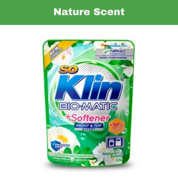 Soklin Liquid Detergent Bio Matic Plus Softener 700ml Detergent Cair ...