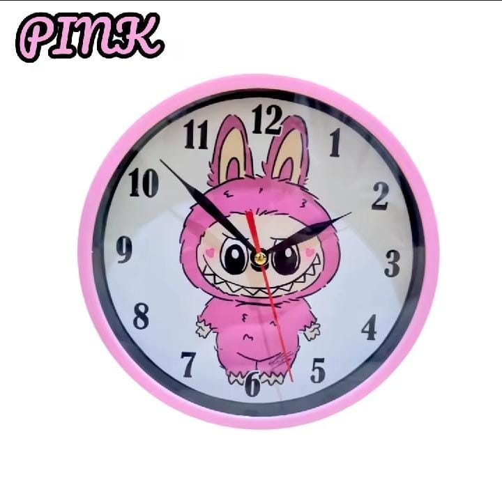 Jam Dinding Dan Jam Meja LABUBU Minimalis Labubu Ukuran 18cm | Lazada ...