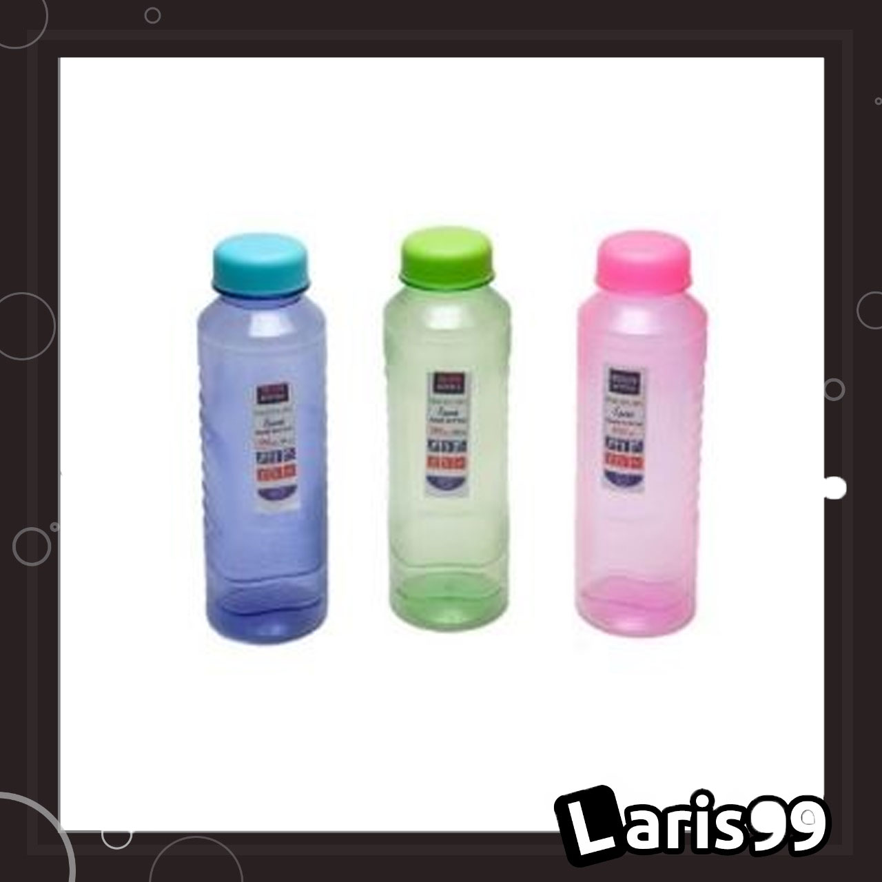 Botol Air Minum Polin Plastik Mika / Water Bottle 750ml BPA FREE ...