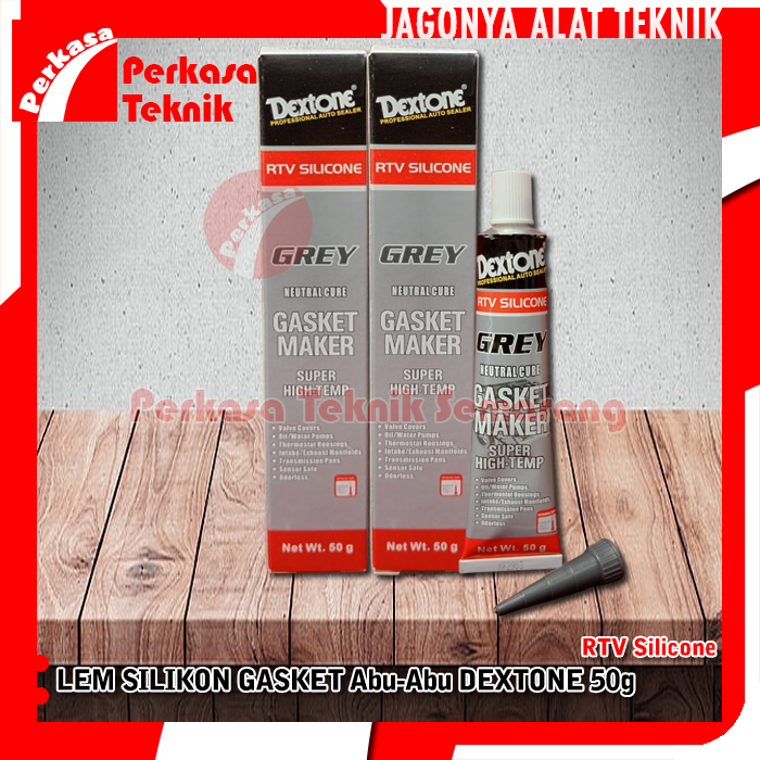 Lem Silicone Gasket Abu DEXTONE Gasket Maker Grey RTV 50Gram High Temp ...