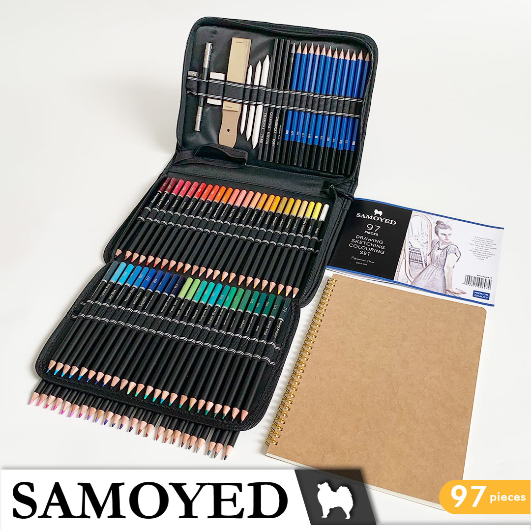 Peralatan Pensil Gambar / Sketsa / Warna / Professional Drawing ...