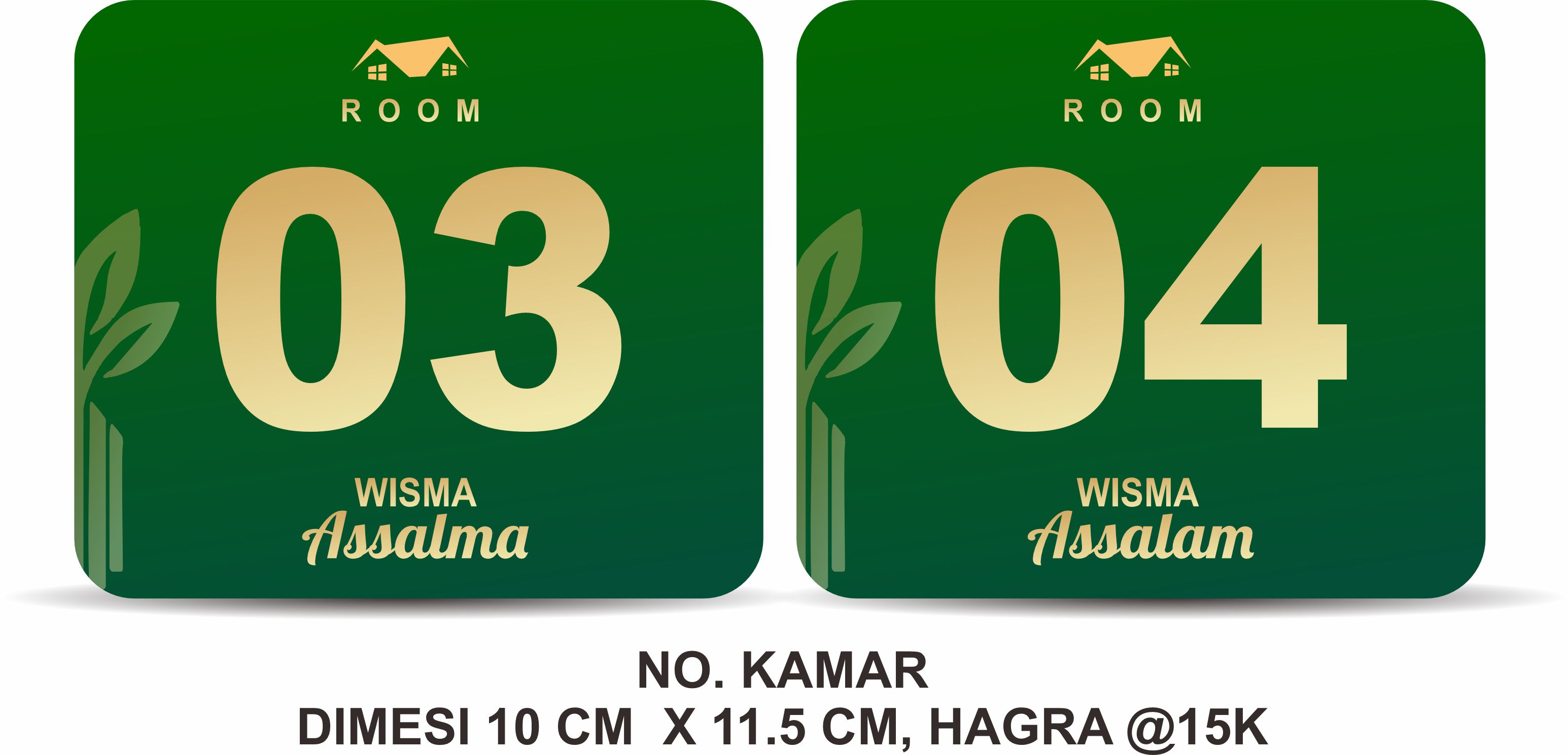 nomor kamar HOTEL KOST DAN PENGINAPAN BAHAN ACKRILIK | Lazada Indonesia