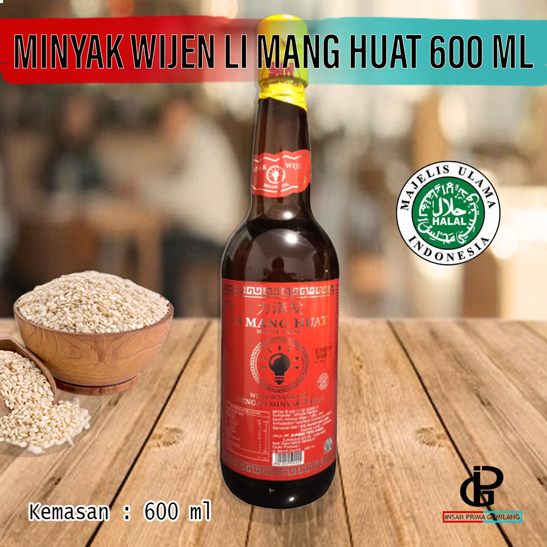 Minyak Wijen Li Mang Huat 600 Ml / Sesame Oil LI MANG HUAT | Lazada ...