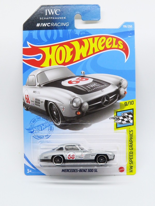 Hot Wheels Mercedes Benz 300 SL - IWC Racing - silver | Lazada Indonesia