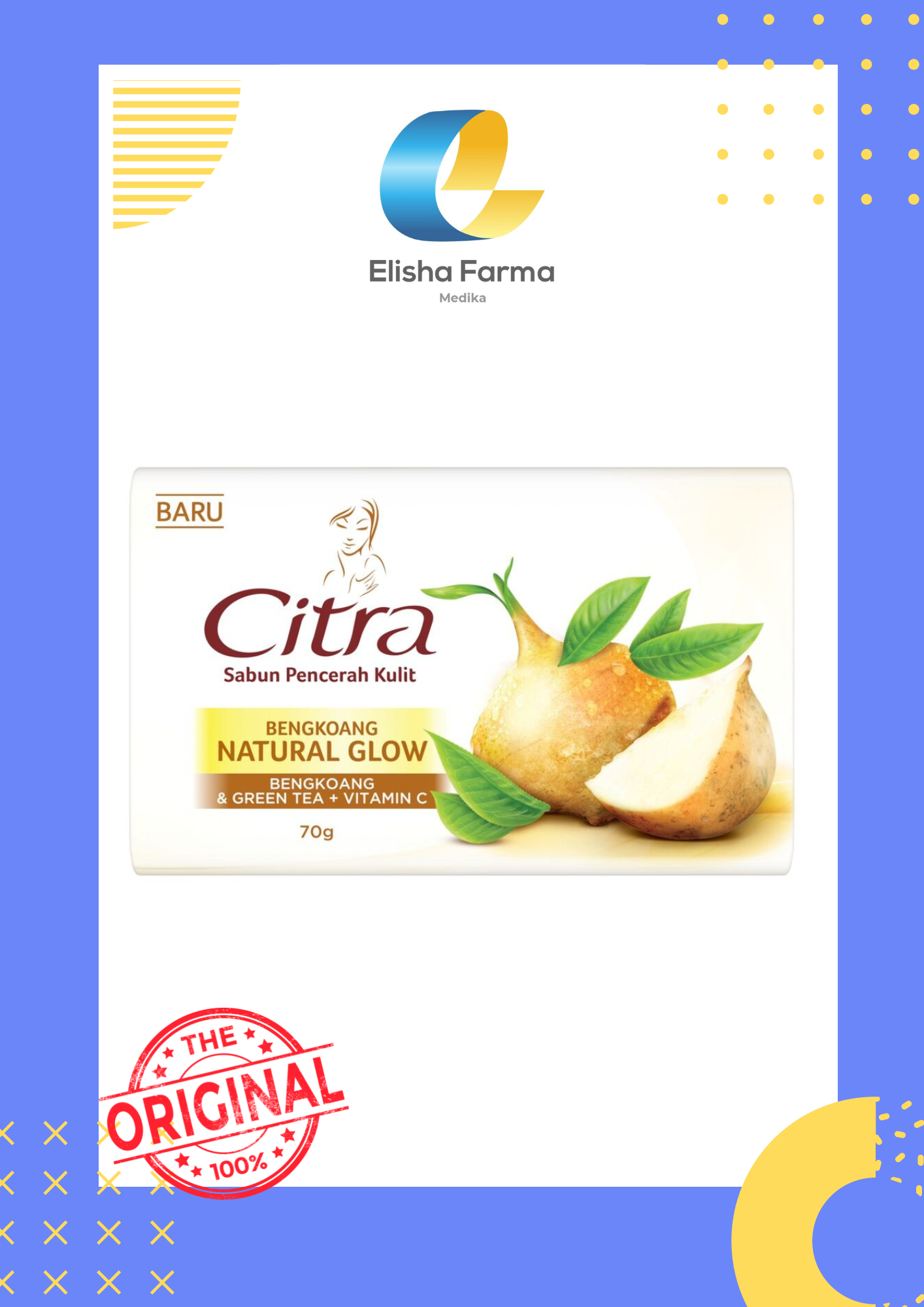 CITRA Sabun Mandi Batang 70gr / Bengkoang Natural Glow | Bar Soap ...