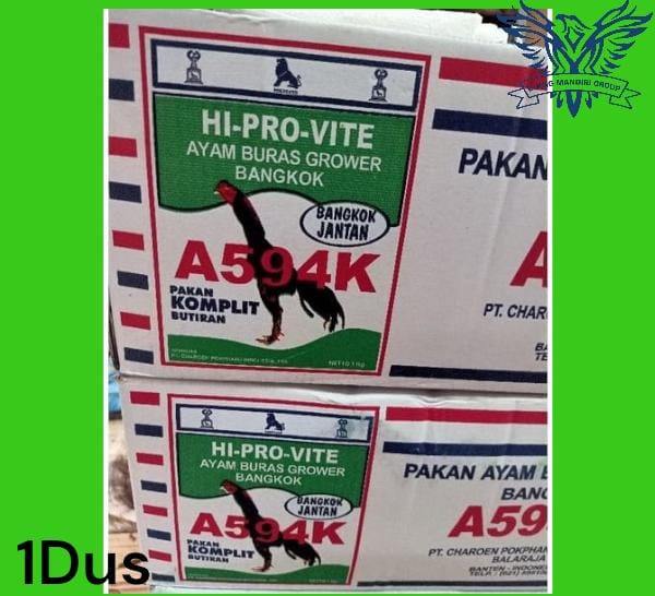 1 DUS A594K Isi 20 pack Pur Hi Provit Vitamin Tinggi Pakan Ayam Tetasan ...