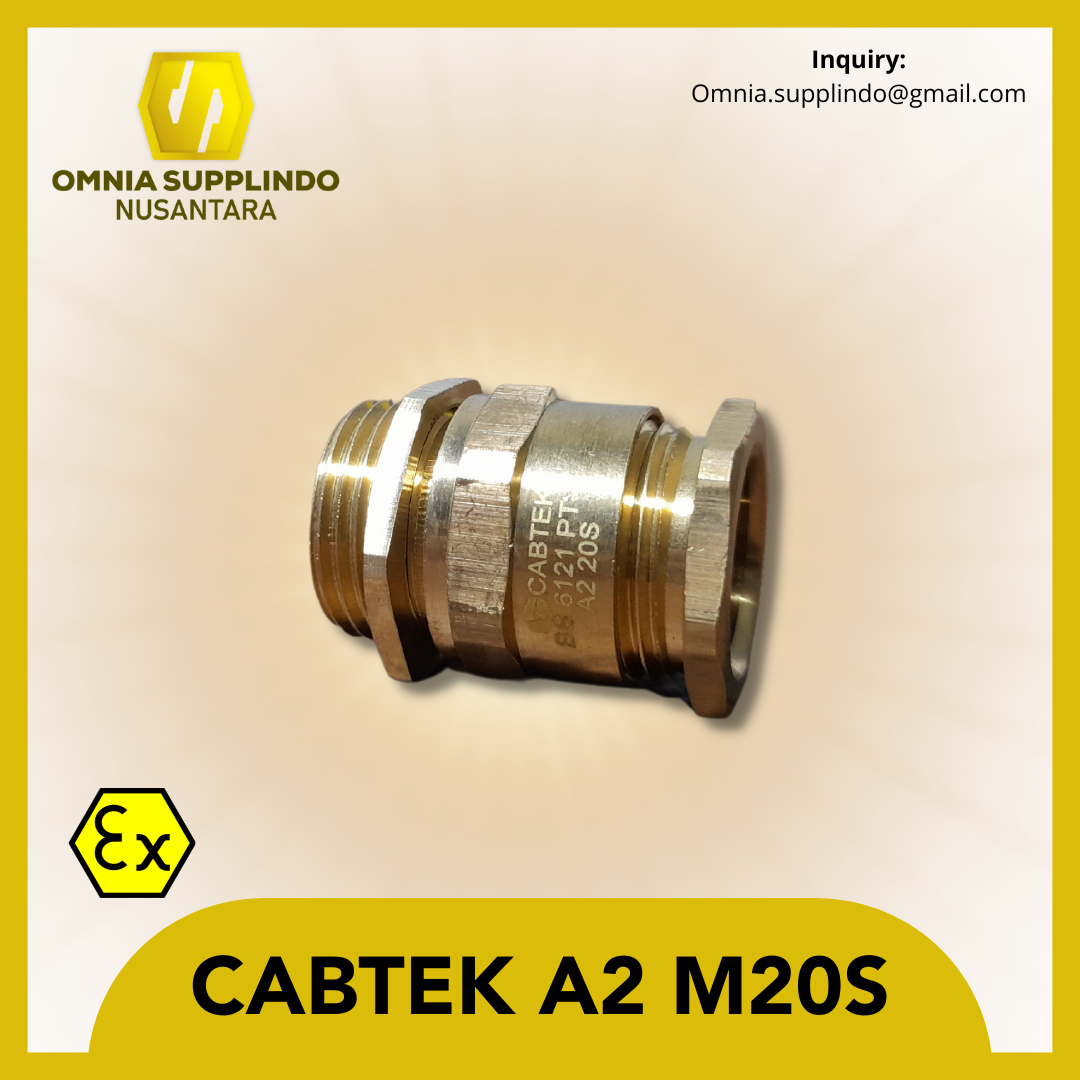 Cable Gland CABTEK A2 M20S Brass | Lazada Indonesia