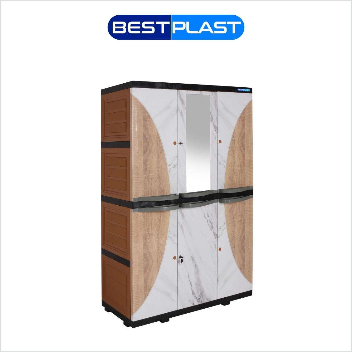 Bestplast Lemari Plastik 3 Pintu / Lemari Baju / Lemari Pakaian - BMC ...