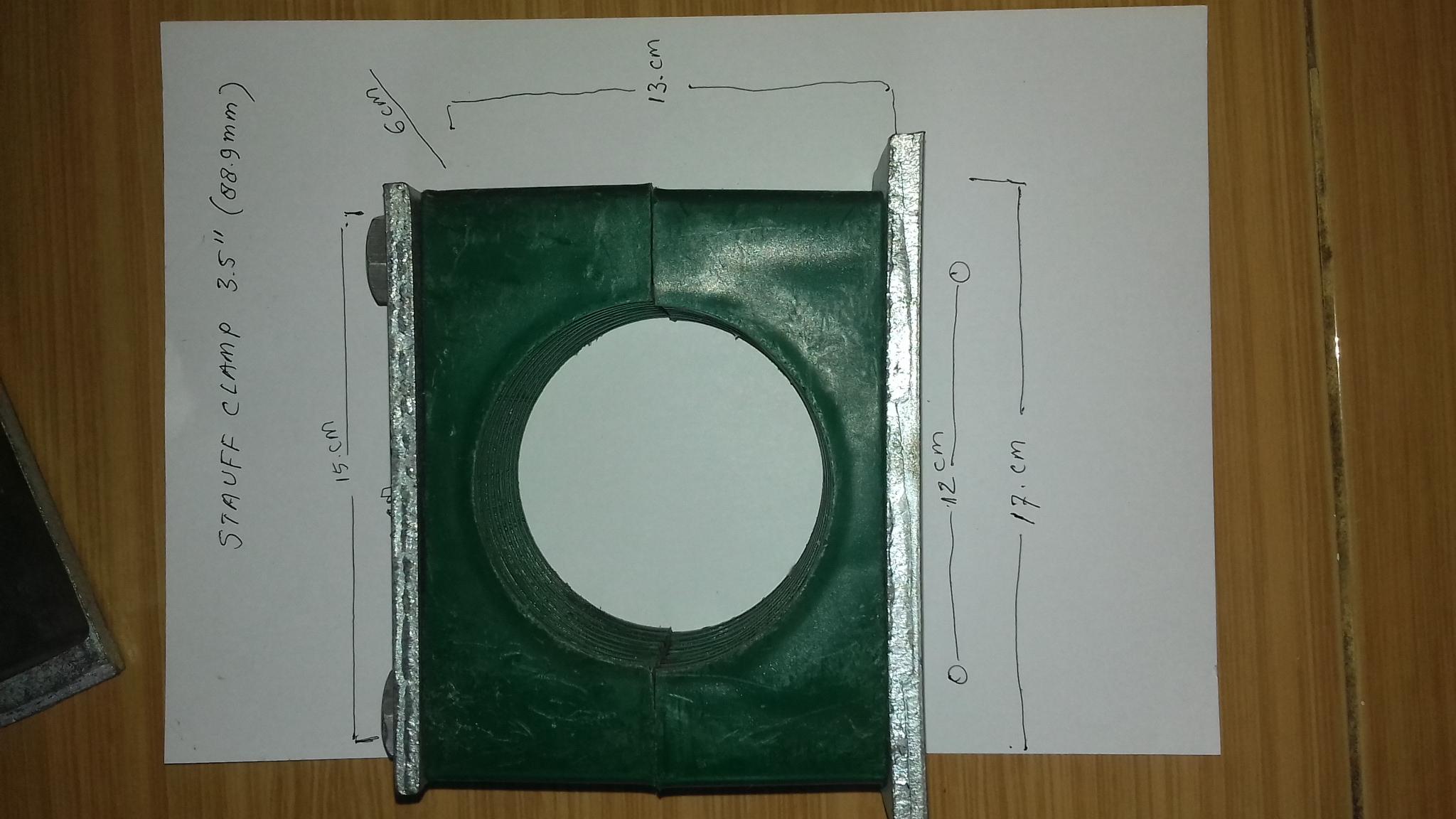 STAUFF Clamp pipe hydraulic stauff clamp pipa 88.9mm 3.5 inchi stauff ...