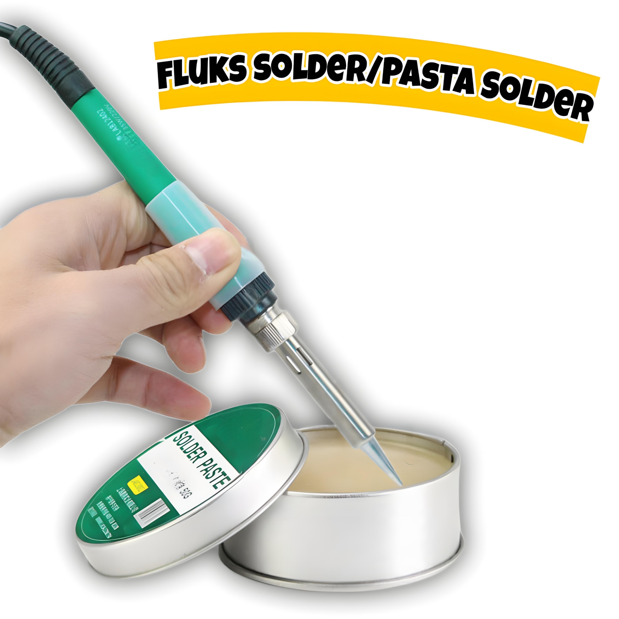 PASTA SOLDER TIMAH SOLDERING PASTE 100 GRAM BEBAS MINYAK FULKS | Lazada ...