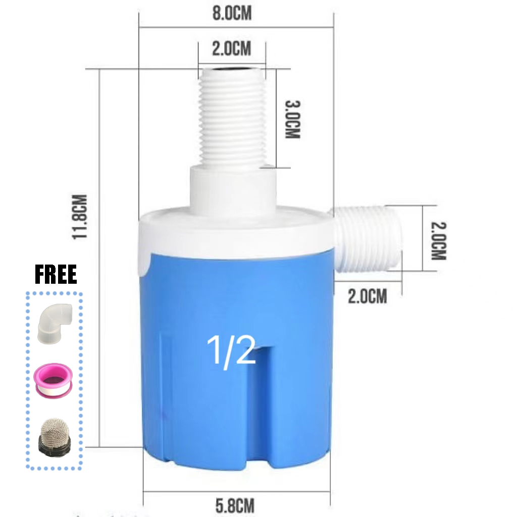 Kran Otomatis Bak Mandi 1/2 dan 3/4 Sensor Keran Tandon Air Pelampung ...