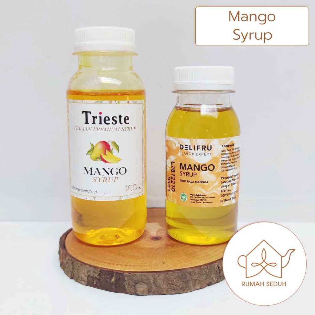 100 mL Sirup Mangga merk Trieste - Mango Italian Premium Syrup Delifru ...