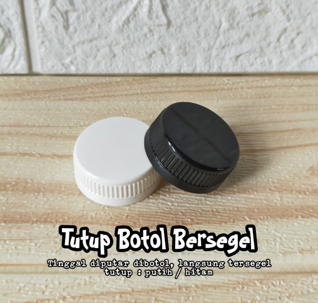 20PCS TUTUP BOTOL PLASTIK BERSEGEL MURAH diameter tutup botol 4cm untuk ...