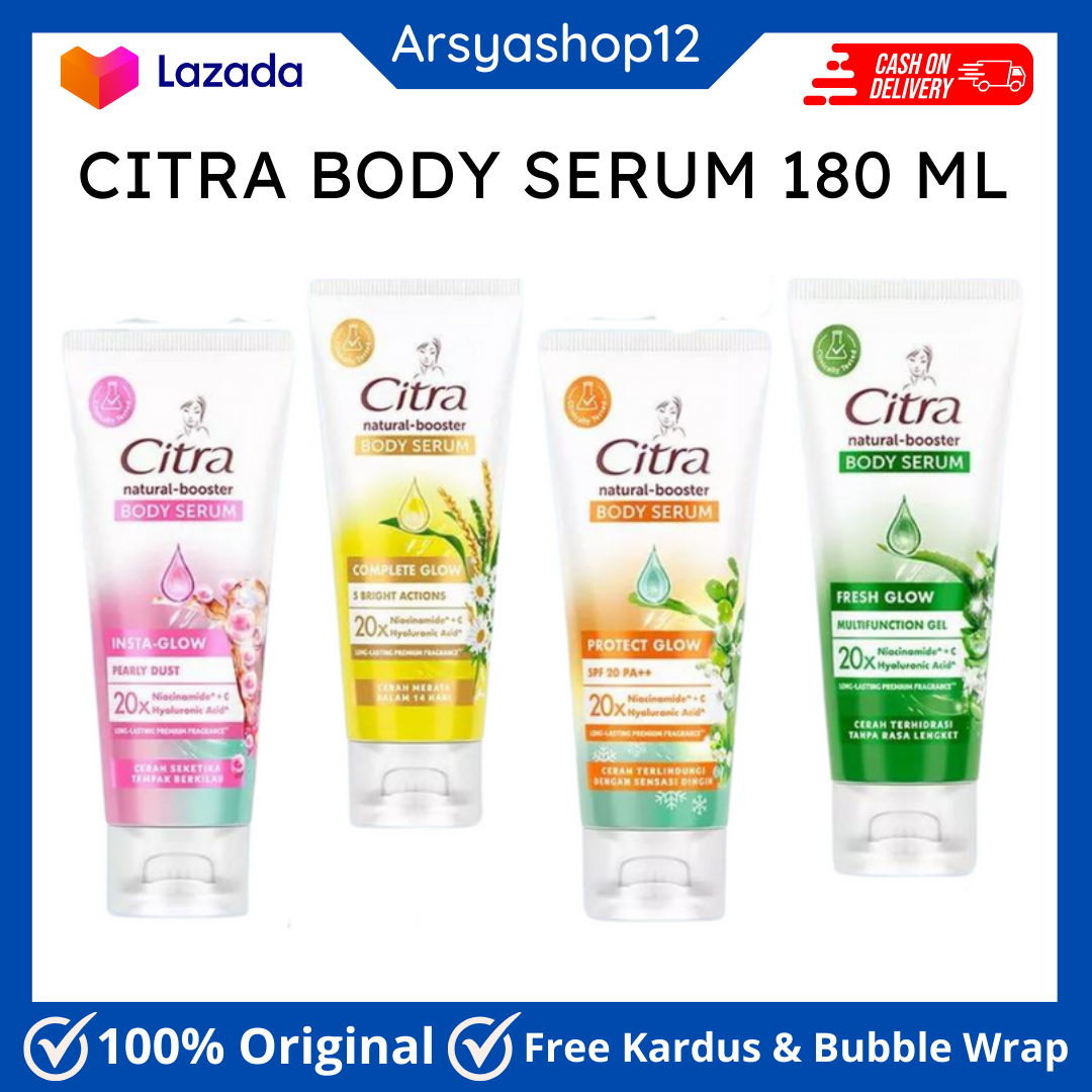 READY STOCK CITRA NATURAL BOOSTER BODY SERUM 180 ML100% ORIGINAL VARIAN ...