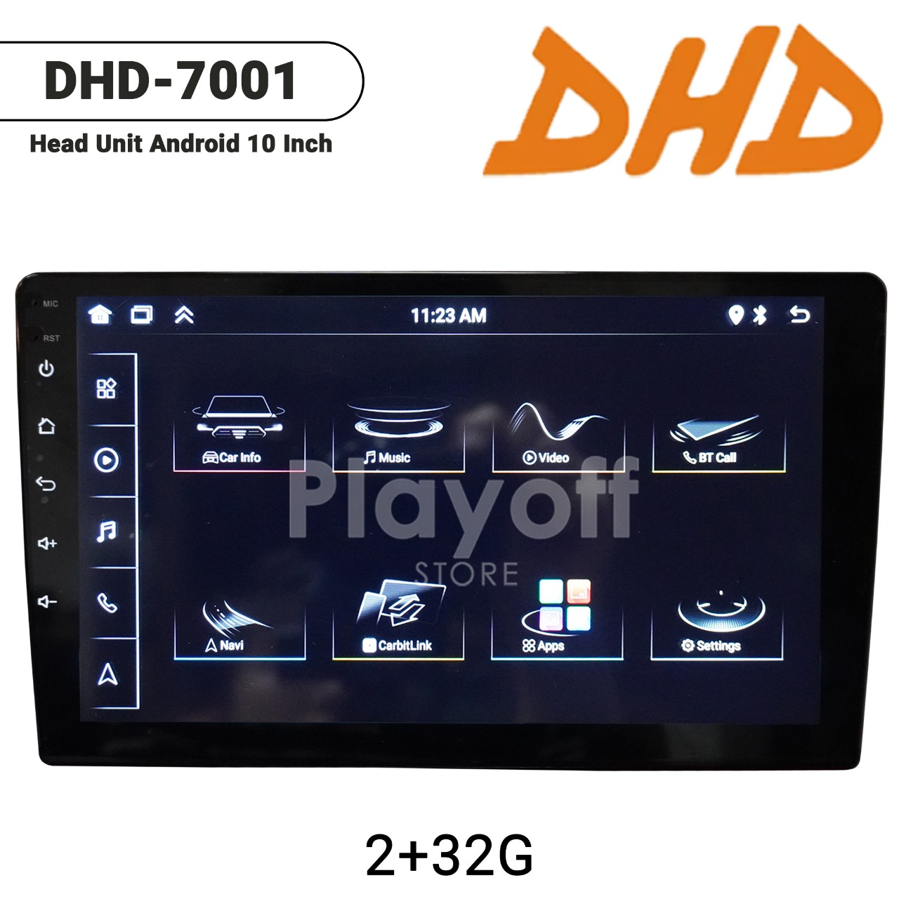 RAM 2+32 GB IPS Screen Head Unit Android DHD Car Radio Bluetooth Wifi 7 ...