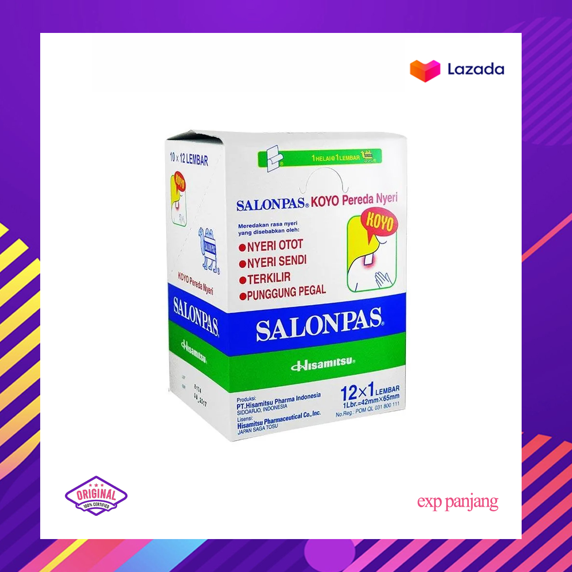 Salonpas Koyo isi 10 bungkus (box) | Lazada Indonesia