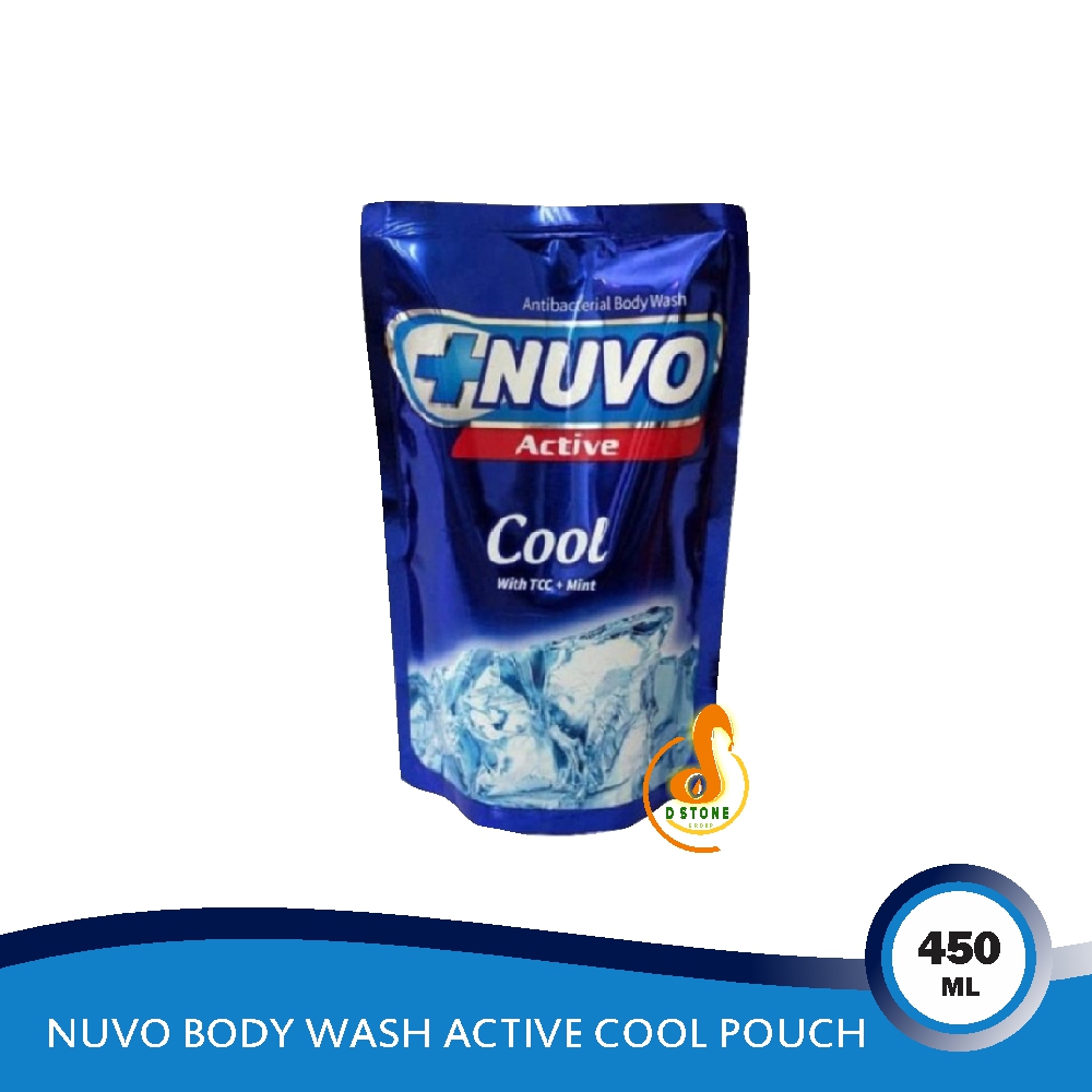 Nuvo Body Wash Active Cool Pouch 450 ml | Lazada Indonesia