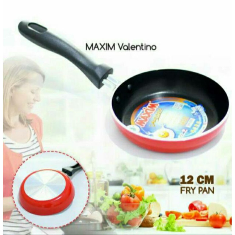 TEFLON MAXIM VALENTINO FRYFAN 12 CM | Lazada Indonesia