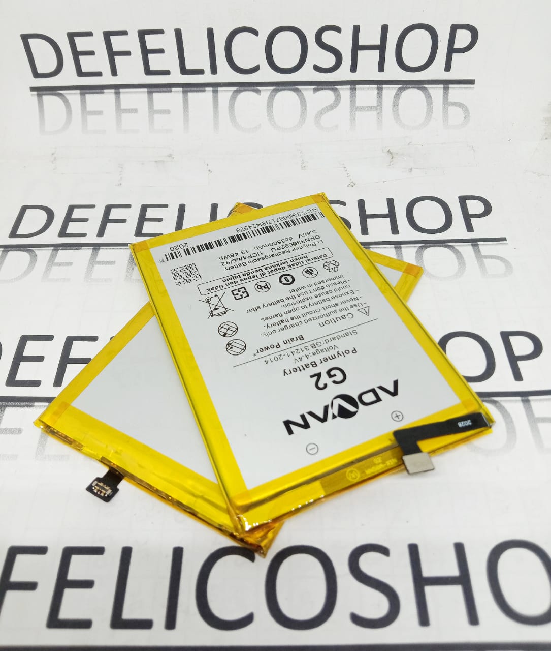 Baterai Advan G2 Advan i55C G2 soket G2 pro 2020 G3 pro 2020 Double Power Batrai Batre HP ...