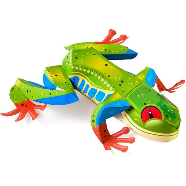 Red Eye Frog Papercraft | Lazada Indonesia