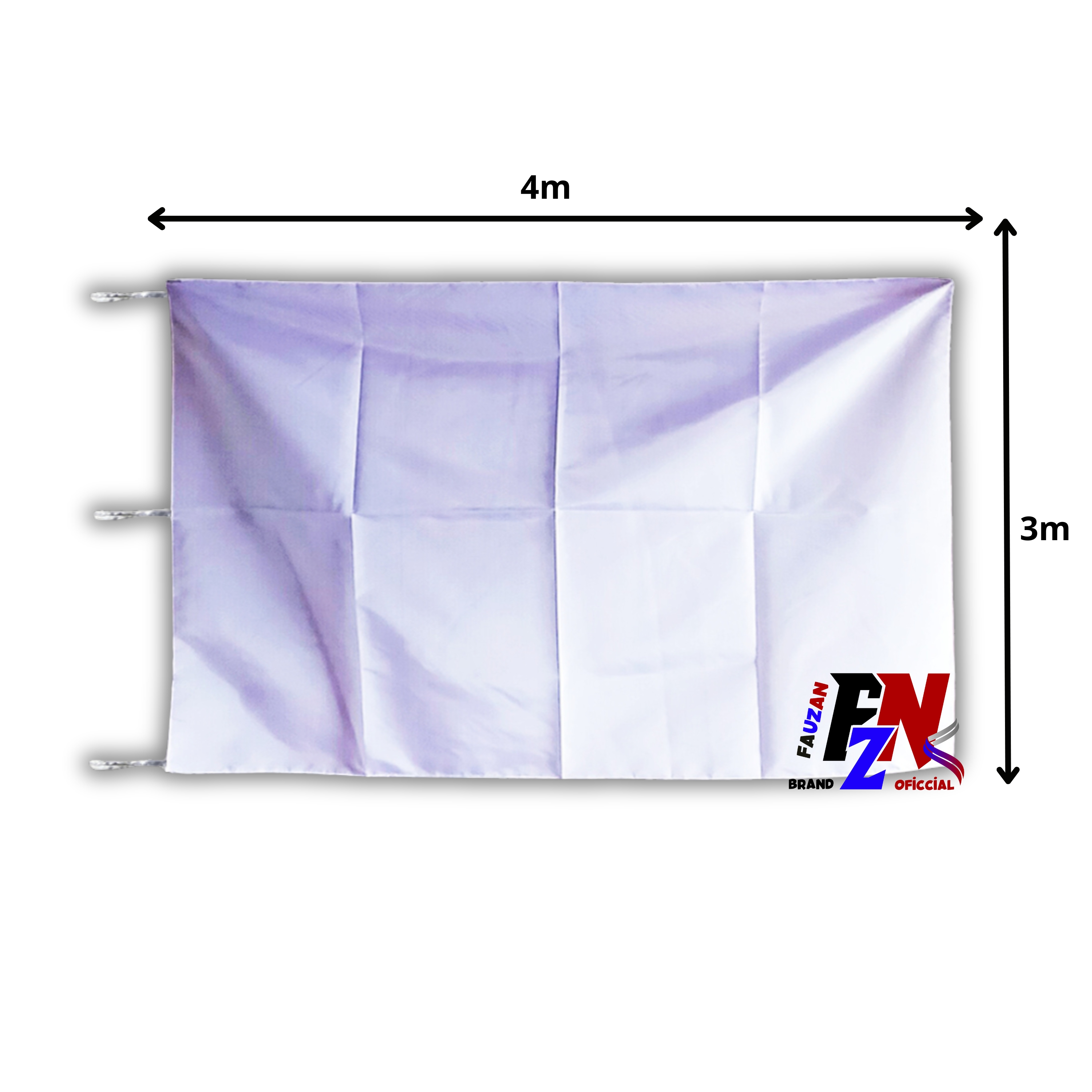 Bendera Polos Putih Poliester Peles Super Jumbo (12m) | Lazada Indonesia