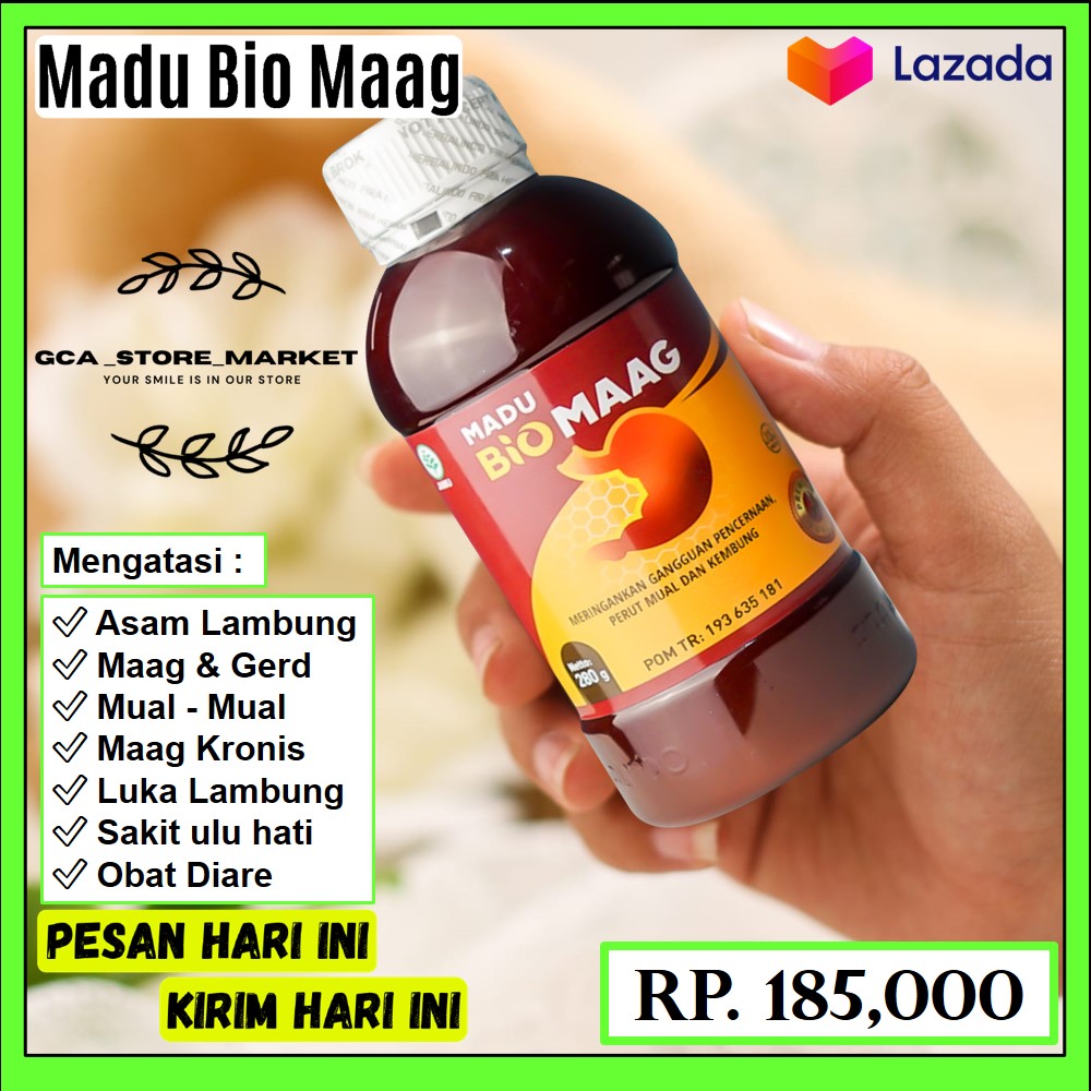 Madu BIOMAAG Asli Spesialis Penyakit Maag Kronis, Asam Lambung Tinggi ...