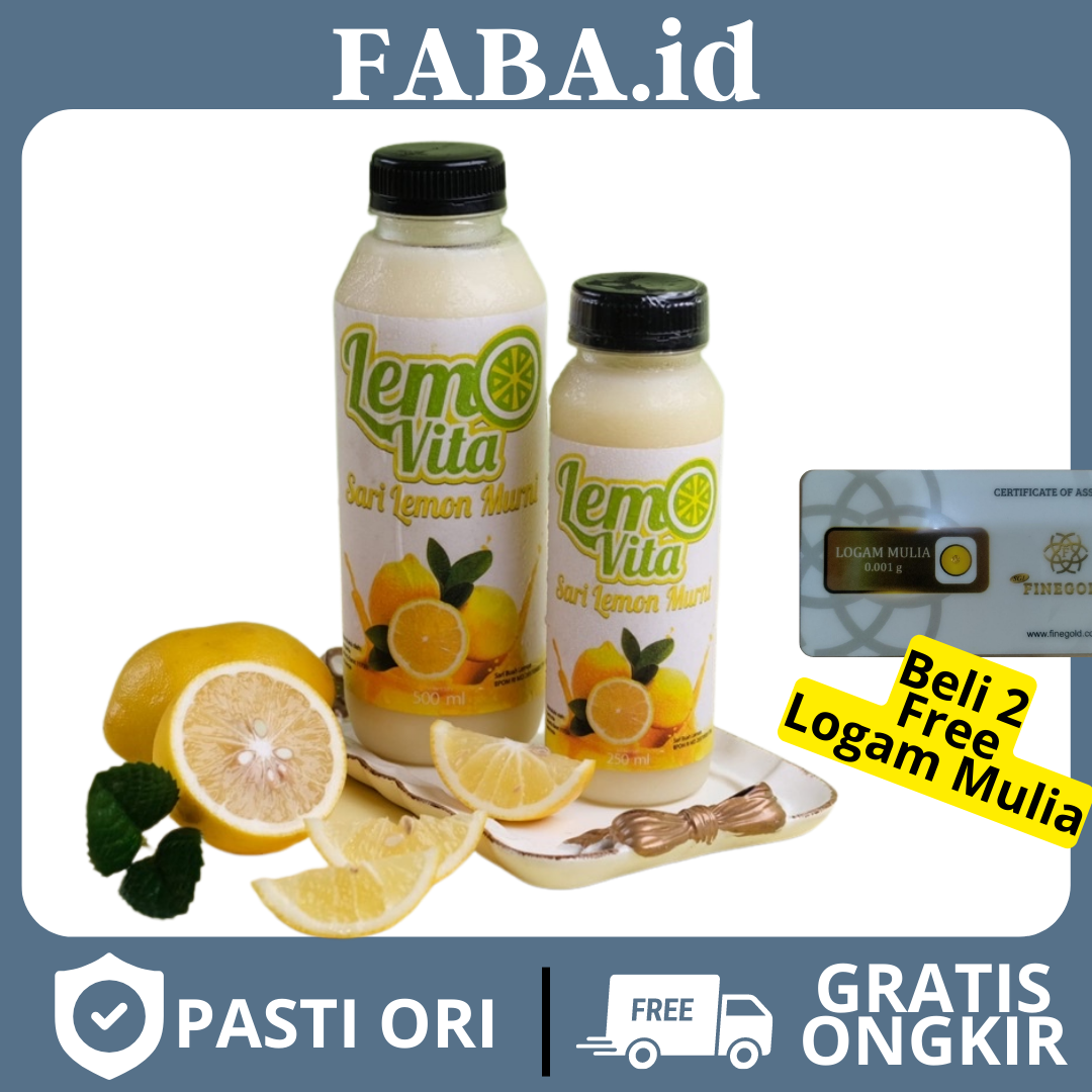Lemovita Sari Lemon Jus Lemon Murni Alami 500ml & 250ml Lemon vita ...