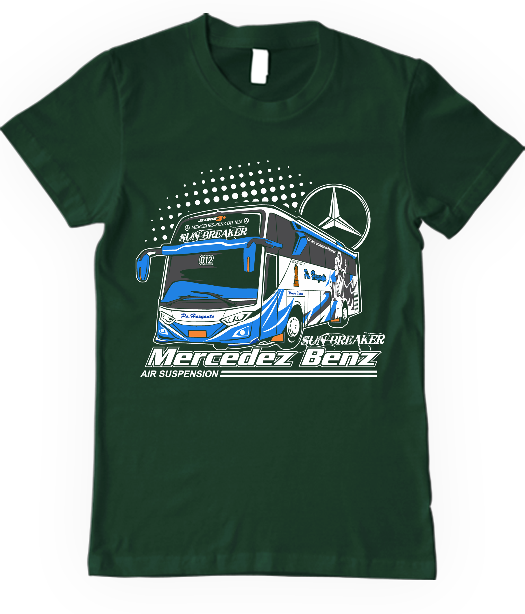 KAOS BUS PO HARYANTO TERBARU 2022 KAOS BUS MANIA HR LASKAR MENORO KAOS ...