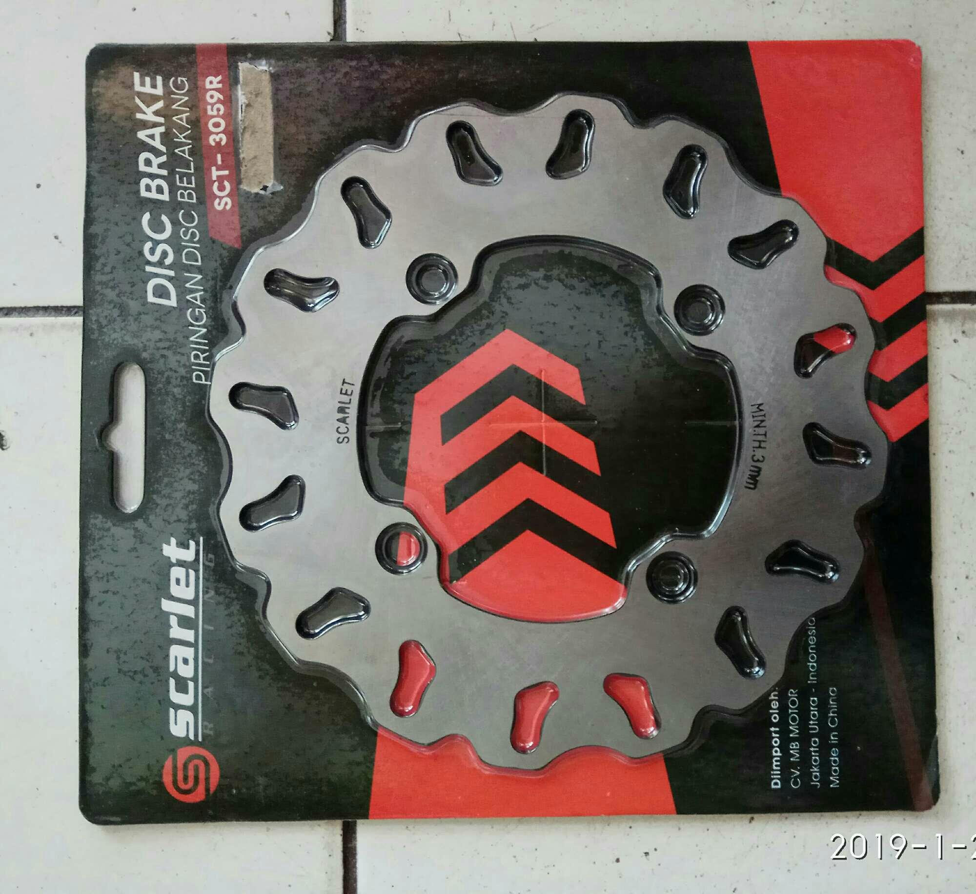 cakram piringan motor kawasaki athlete belakang scarlet ukuran standar ...