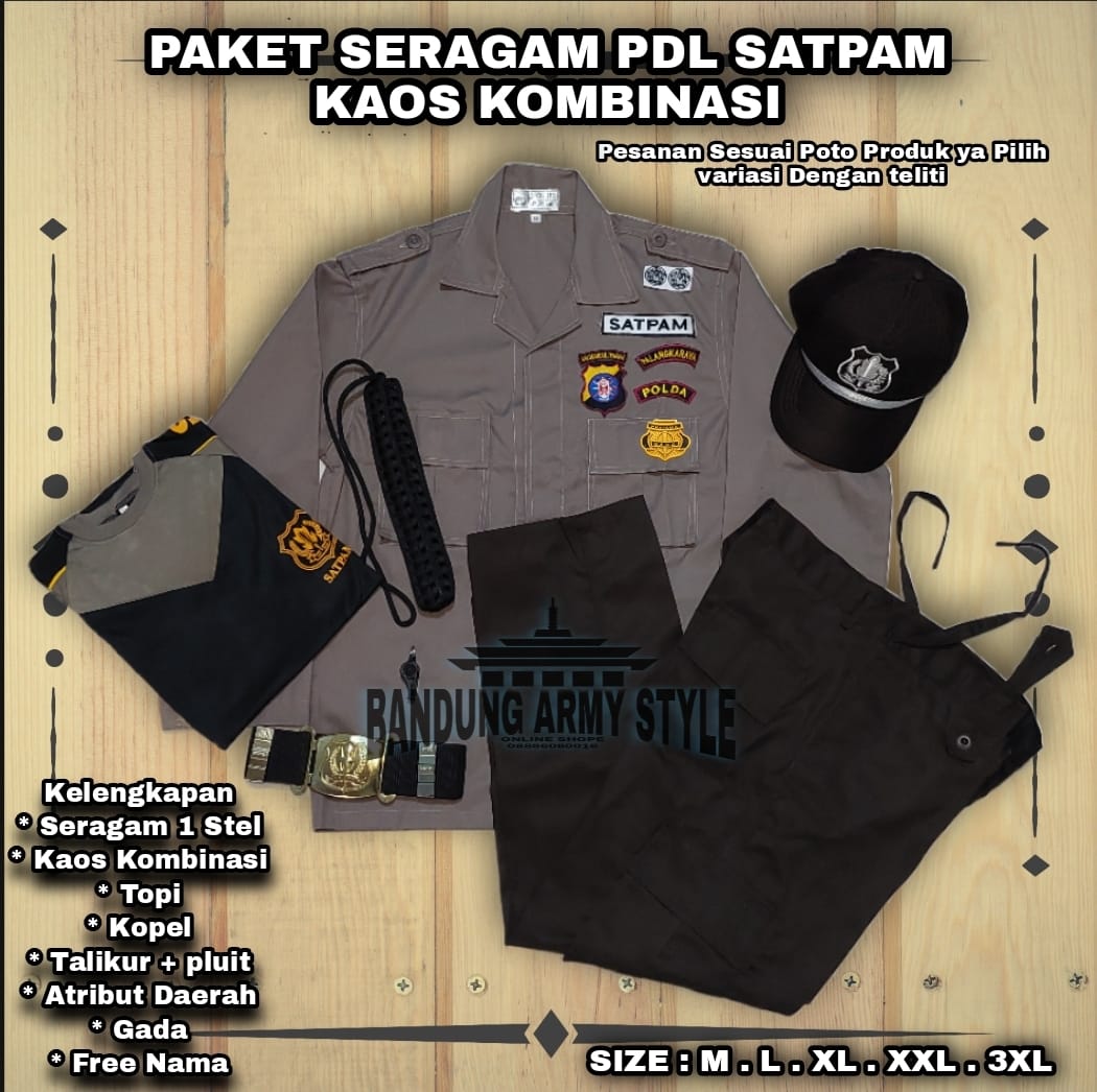 SERAGAM PDH CREAM/SERAGAM PDH COKLAT/SERAGAM PDH SECURITY/PDH CREAM ...