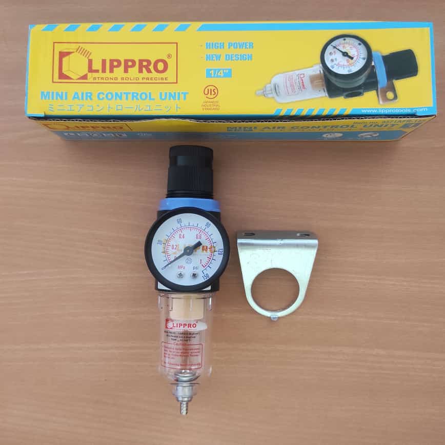 LIPPRO Mini Air Filter Regulator Single Udara Kompresor WATER TRAP ...