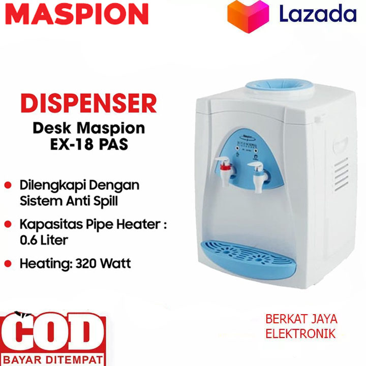 HARGA PROMO!! Maspion MSP Dispenser EX-18 PAS 2 Kran Hot & Normal ...
