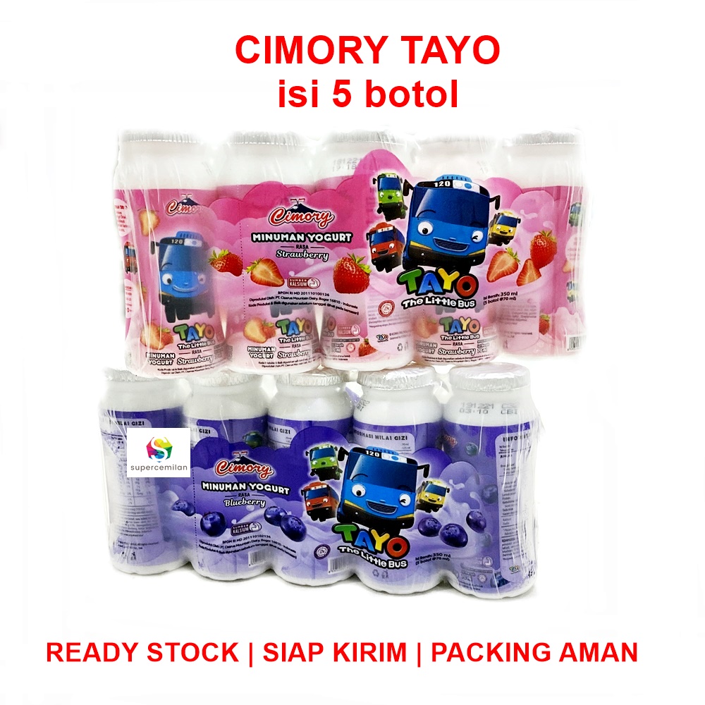 Cimory Yogurt / Yoghurt Anak Tayo (isi 5 botol) | Lazada Indonesia
