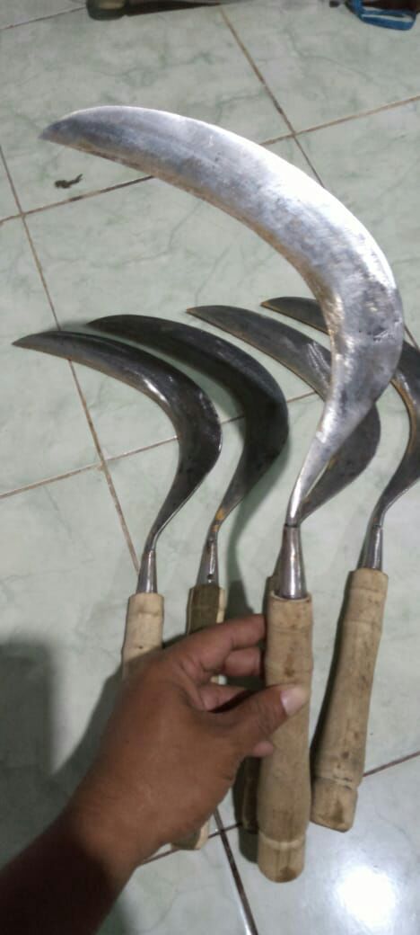 ARIT BAJA MERAH UKURAN 37 CM / ARIT TERTAJAM UNTUK RUMPUT / ARIT BAJA ...