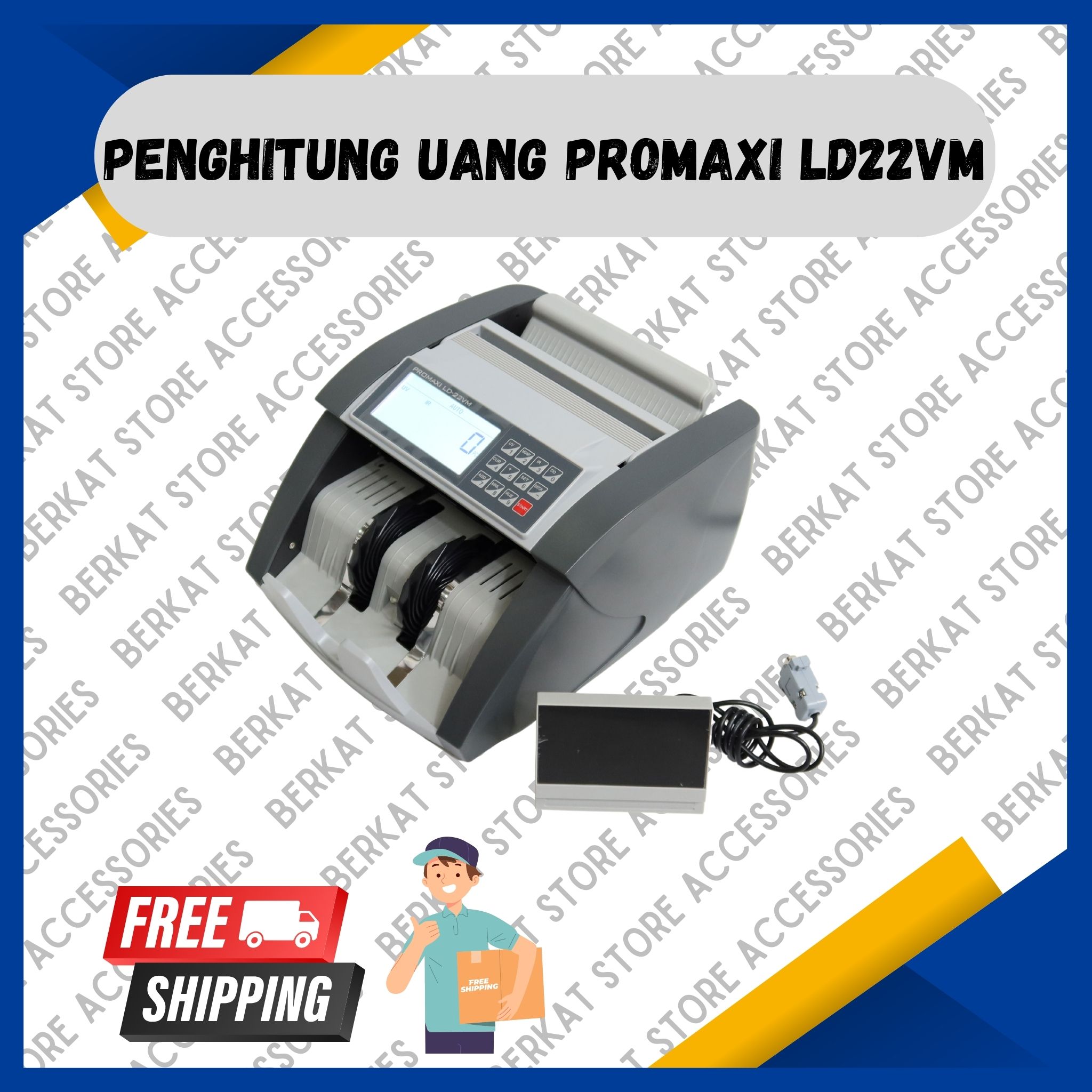 Mesin Hitung Uang PROMAXI LD22VM Money Counter Promaxi LD-22VM Counter ...