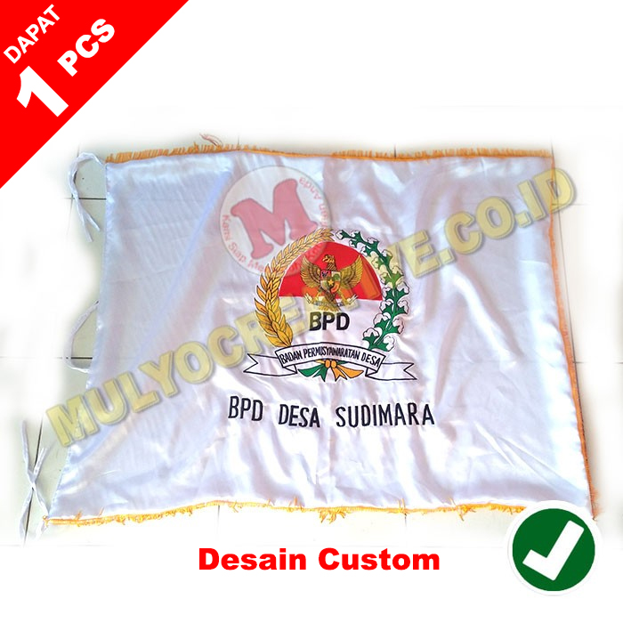 Bendera BPD Desa Warna Putih Bendera Logo BPD Rumbai /1pcs | Lazada ...