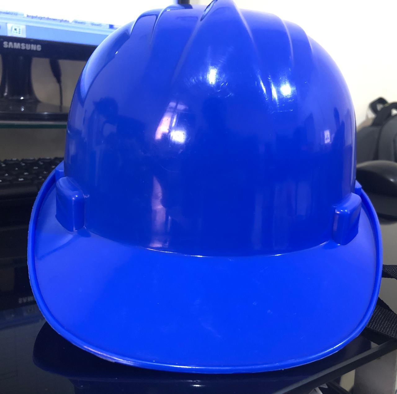 Helm Proyek SPR Safety Helm Orange Biru Putih | Lazada Indonesia