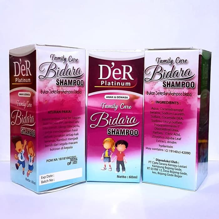 Sampo Bidara D'er 60 ml | Shampoo Bidara D'er Platinum 60 ml | Original ...